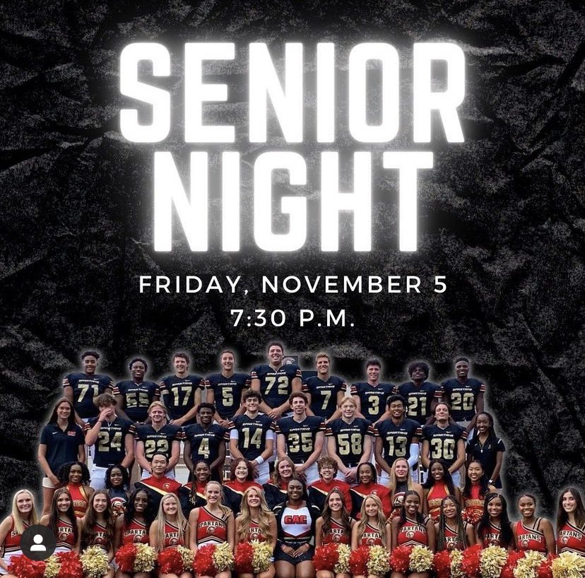 High School Football Senior Night Ideas