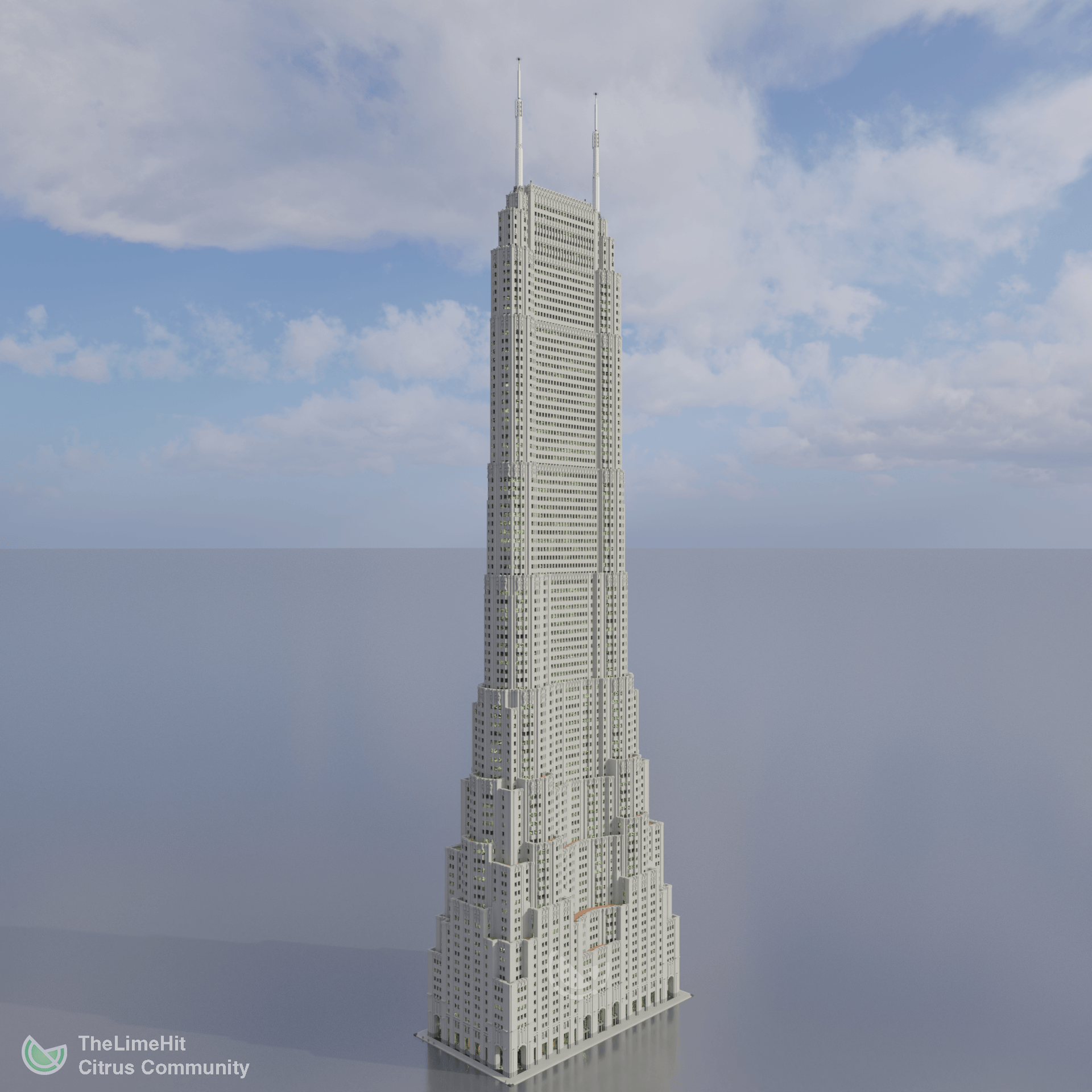 Empire State Building Blueprints Minecraft