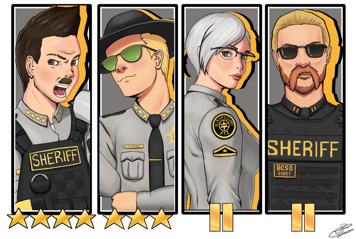 BCSO High Command fanart : r/RPClipsGTA