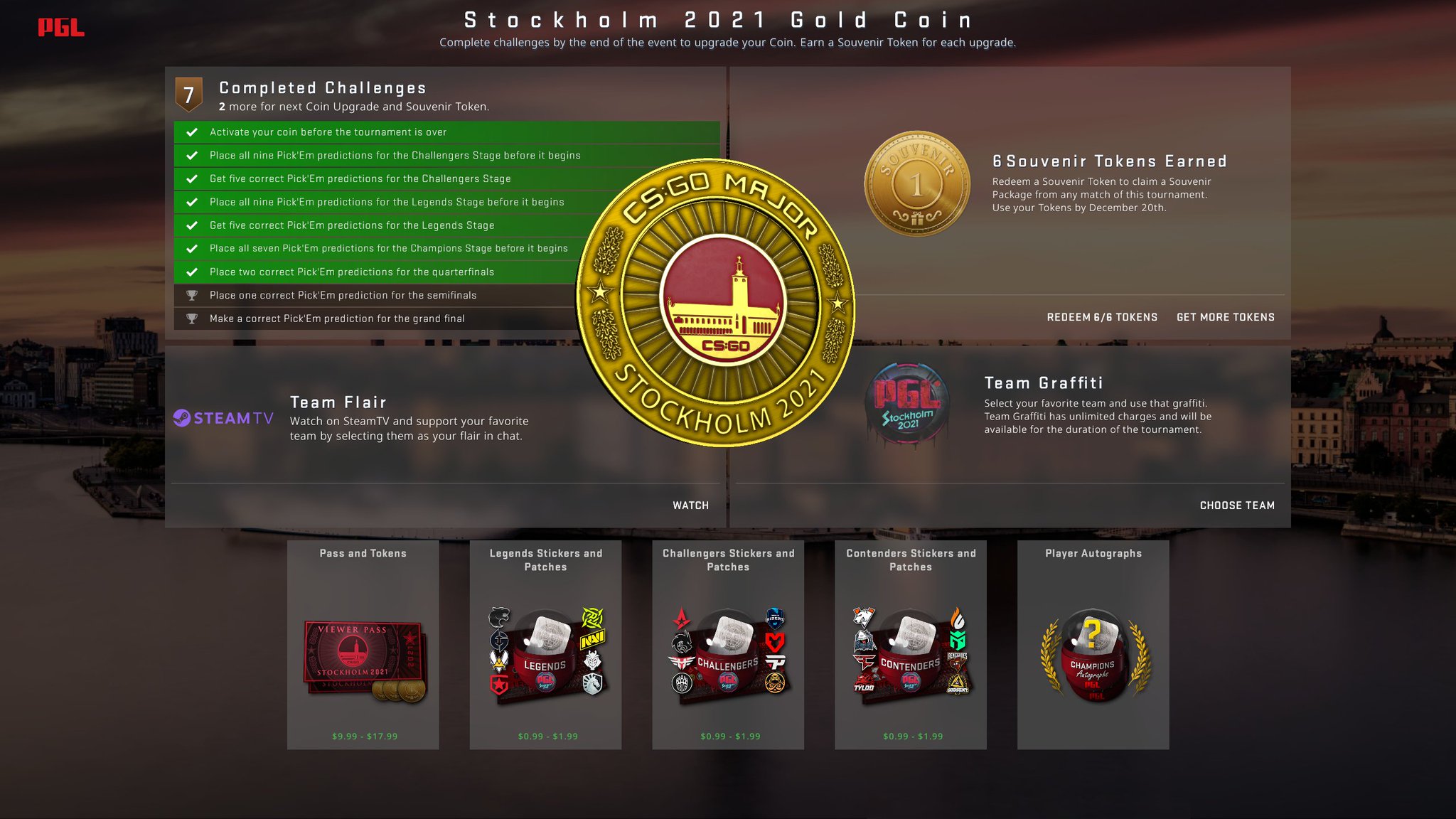 CS:GO on Twitter: "Gold Pick'Em Coins are going out for those eligible: https://t.co/qVfieEdHMJ ...