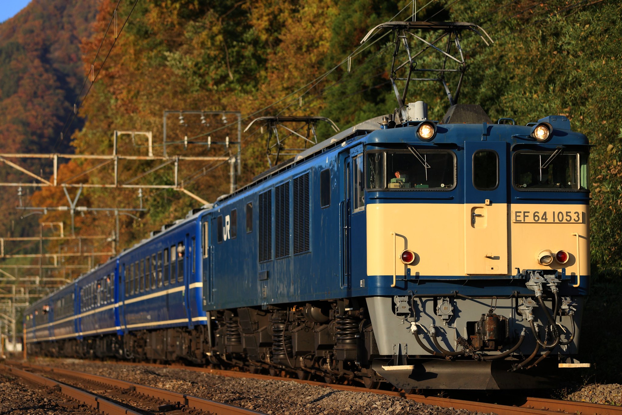 す↓ば↑る→ on Twitter: "2021/11/6 ELぐんまみなかみ 9732レ EF64 1053+12系5B https://t.co/U9zqVVh4i0" / Twitter