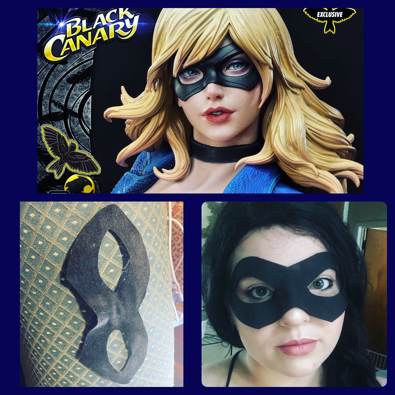 Black Canary Arrow Mask