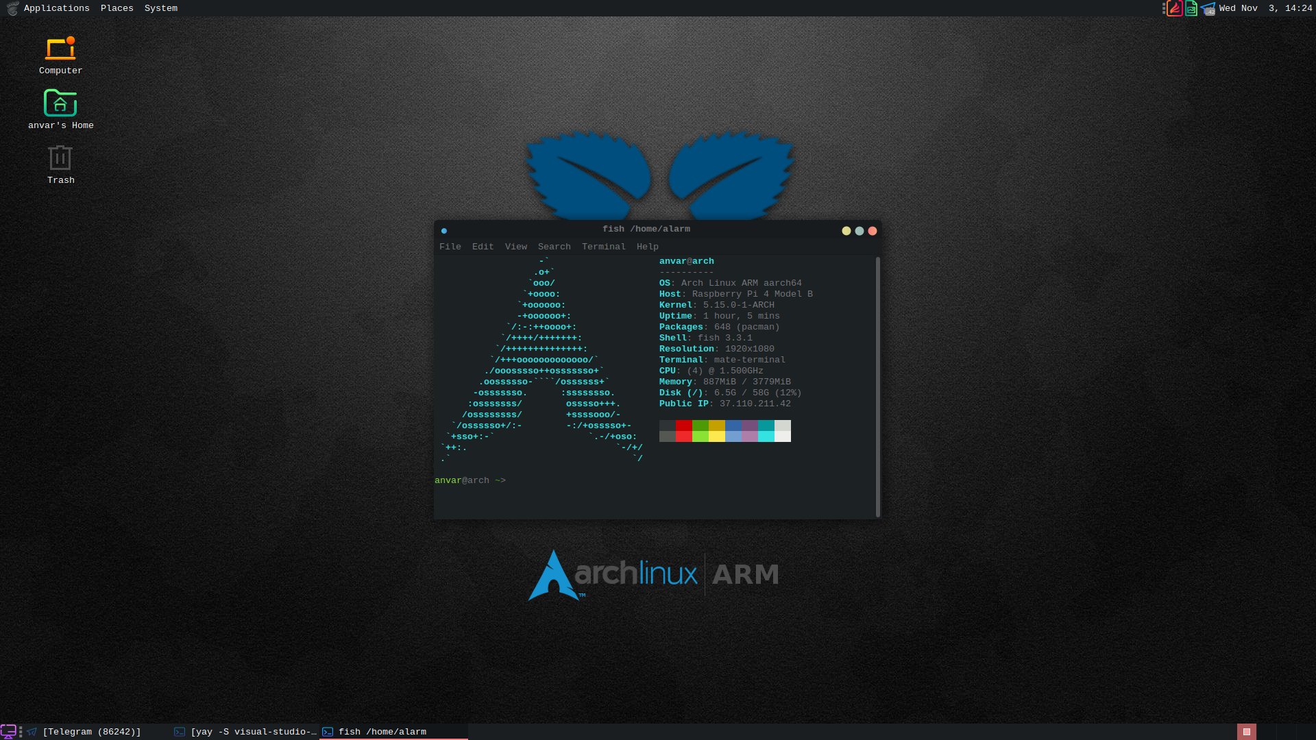 Arch Linux Raspberry Pi
