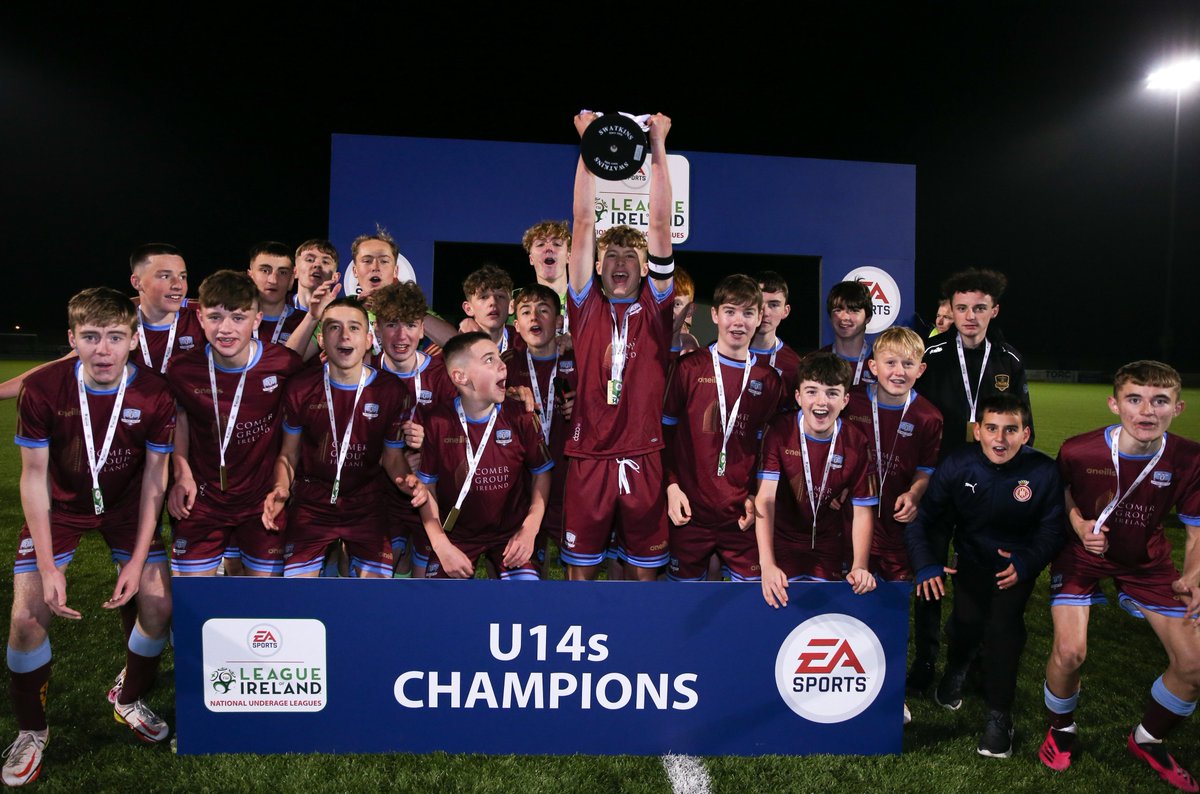 🏆 Galway United have been crowned National Under-14 League of Ireland ...