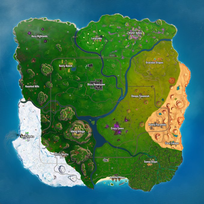 Fortnite Chapter 3 Map Concept Perfectly Balances Old And New Locations To Create A Masterpiece 7504