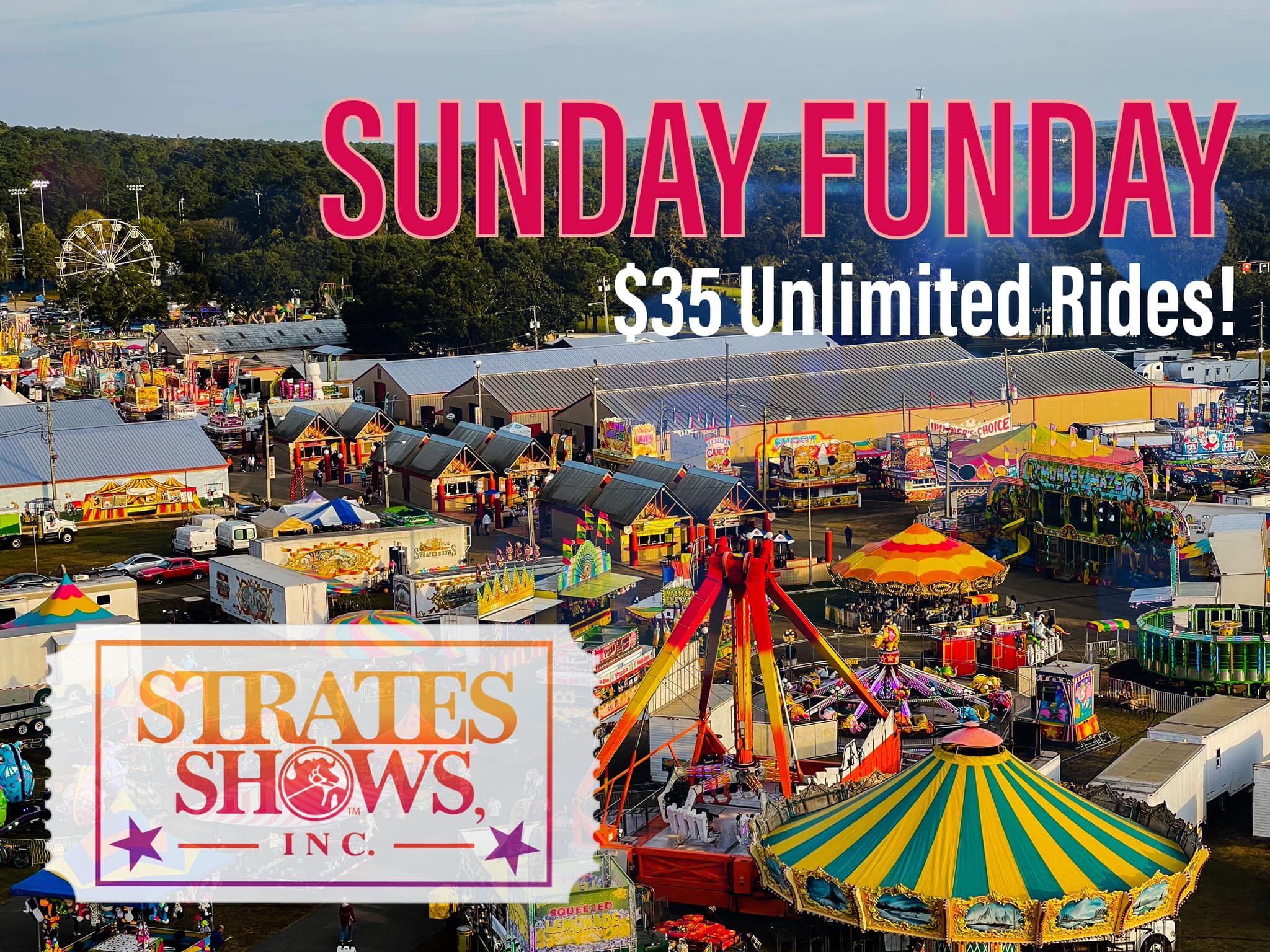 County Fair Midway Wallpaper