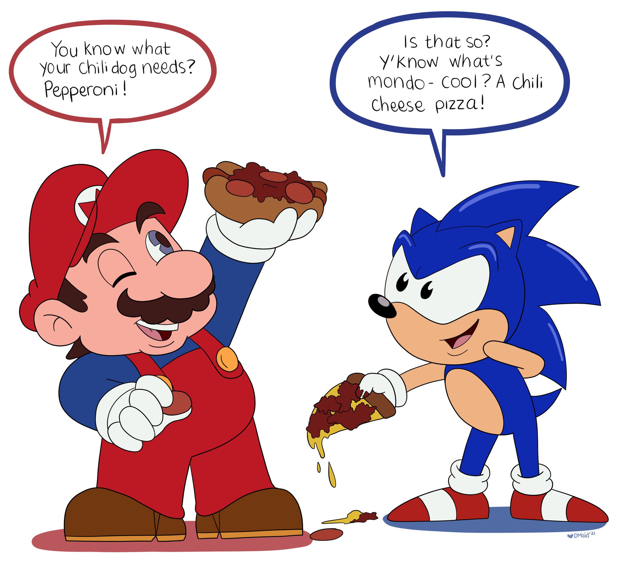 Sonic Eats Mario