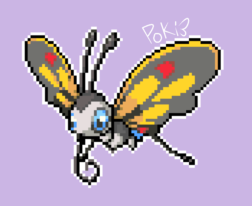 Shiny Beautifly Sprite