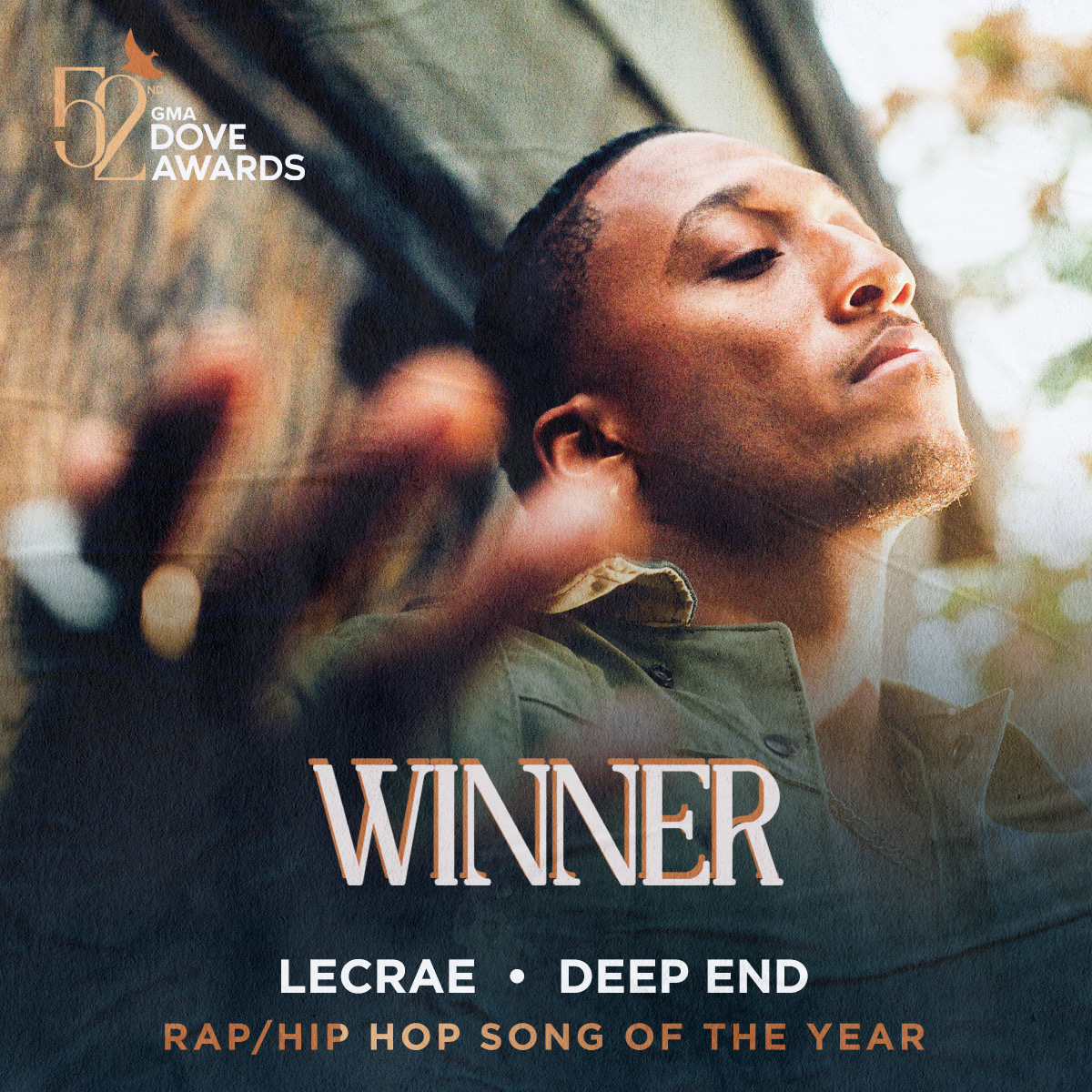 [Lecrae] Lecrae won the Dove Award for Rap/Hip-Hop Song of the Year ...