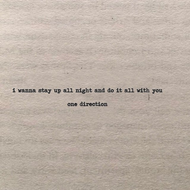 Tumblr Lyrics Quotes One Direction
