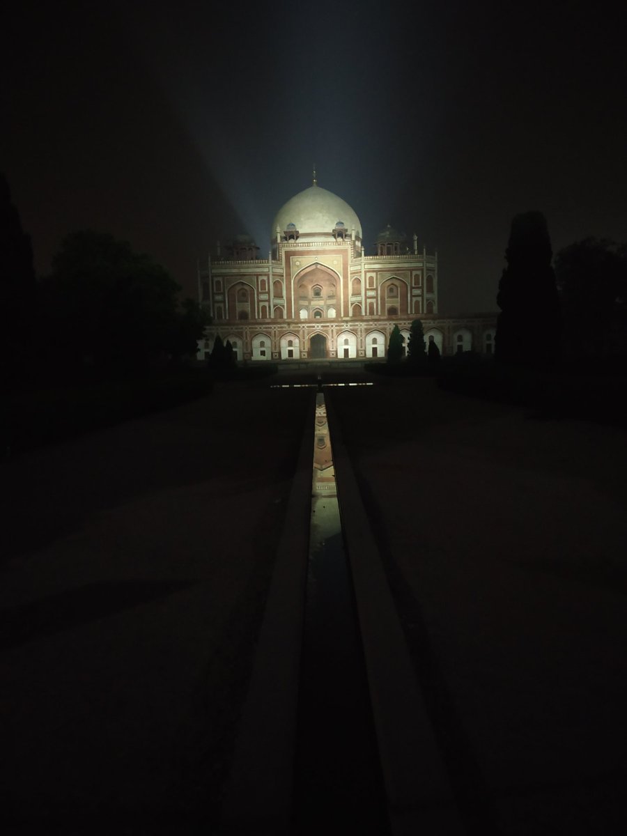 Humayuns Tomb At Night