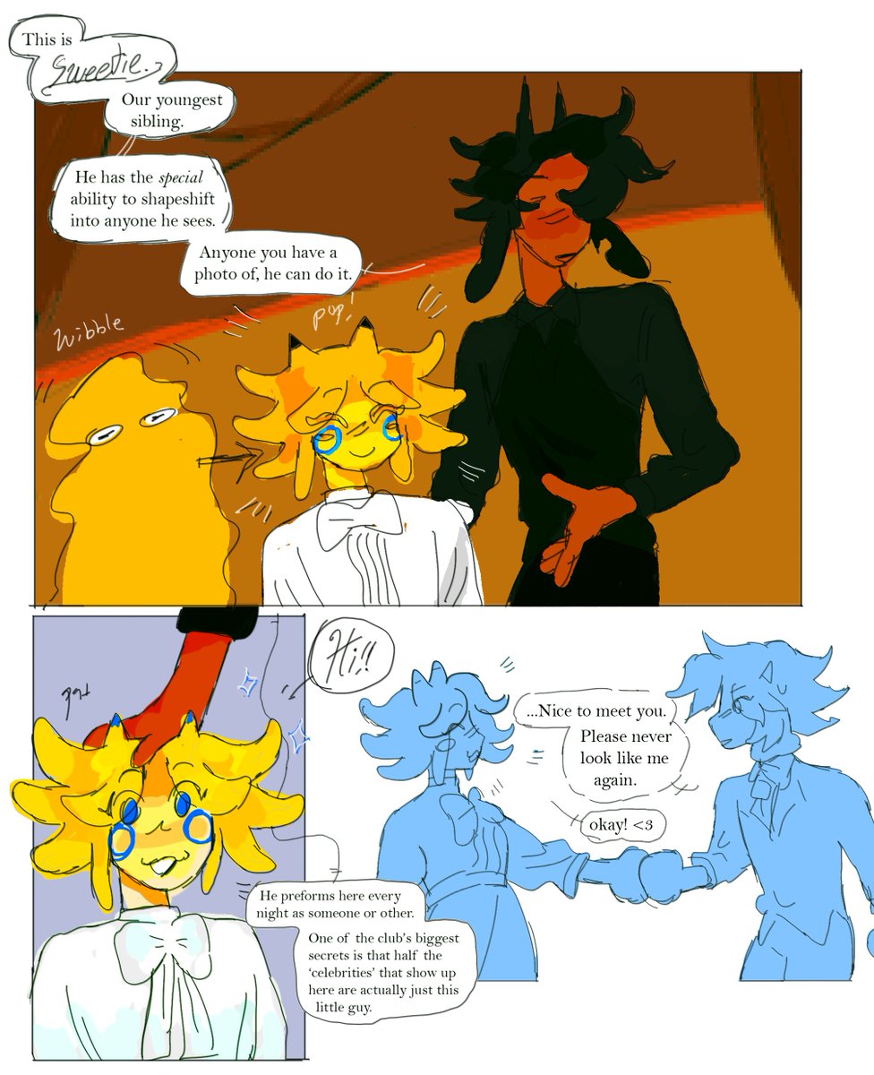 「New octopus boy oc :] 」Hooved peets 🐑🐐🐄の漫画