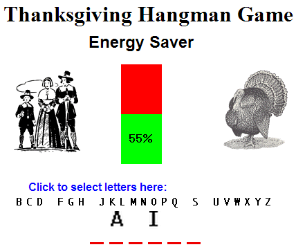 Thanksgiving Energy Savings
