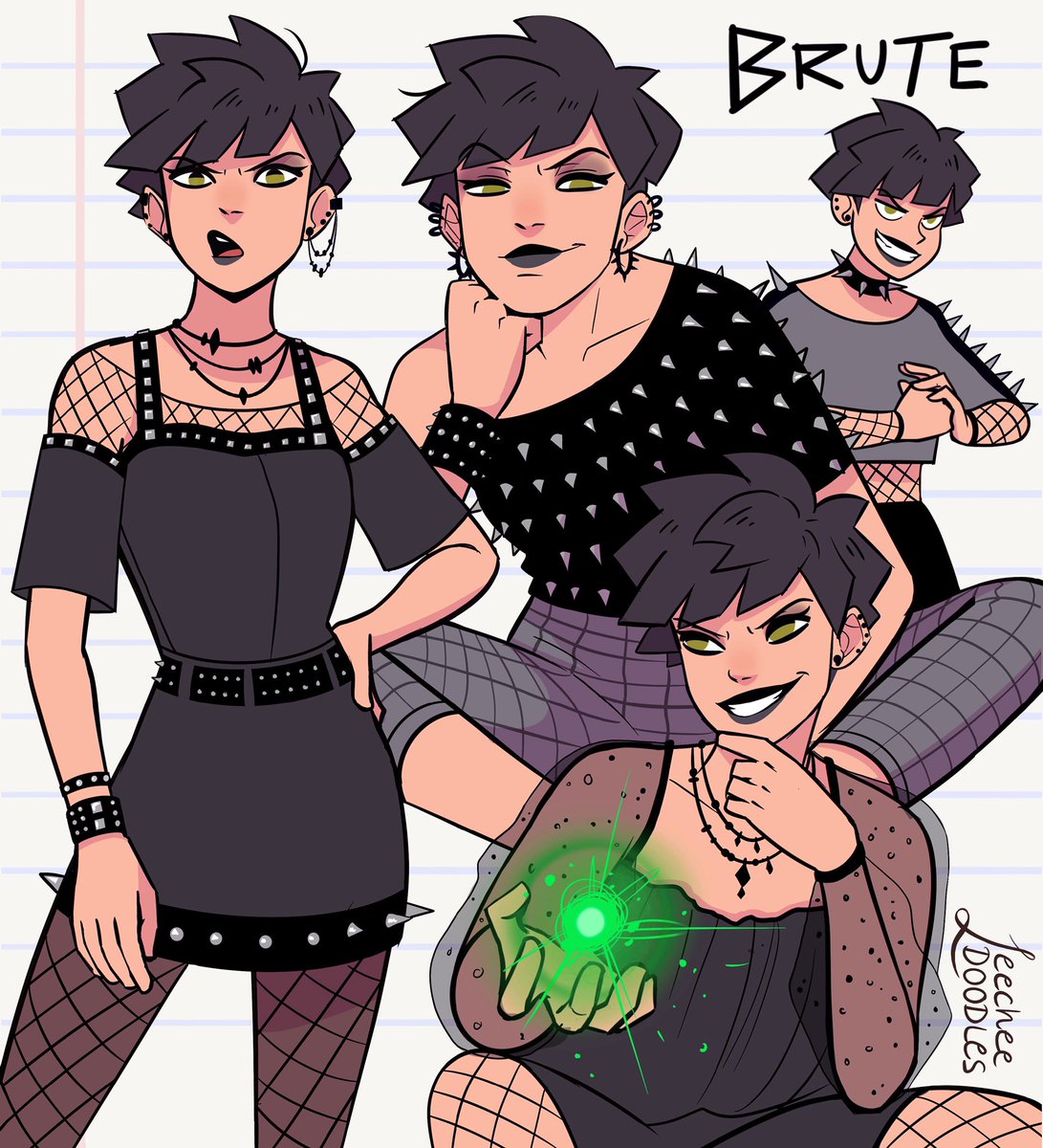 「FINALLY Buttercup's evil counterpart from the Powerpunk Girl」Arleyの漫画