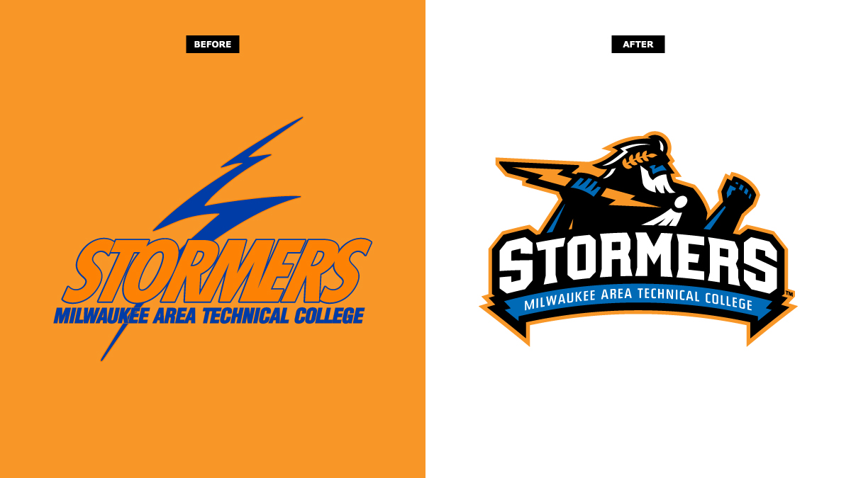 Orange Lightning Bolt Logo Name