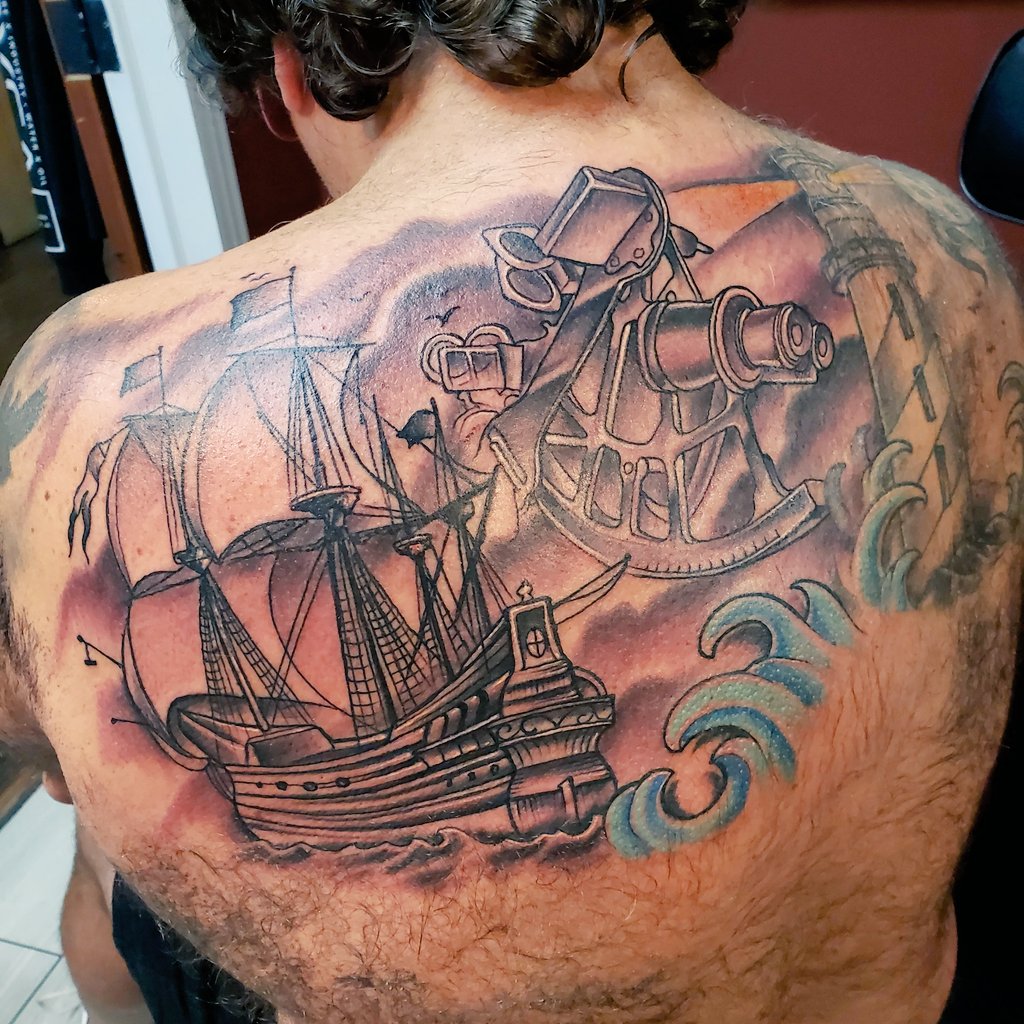Sextant Tattoo