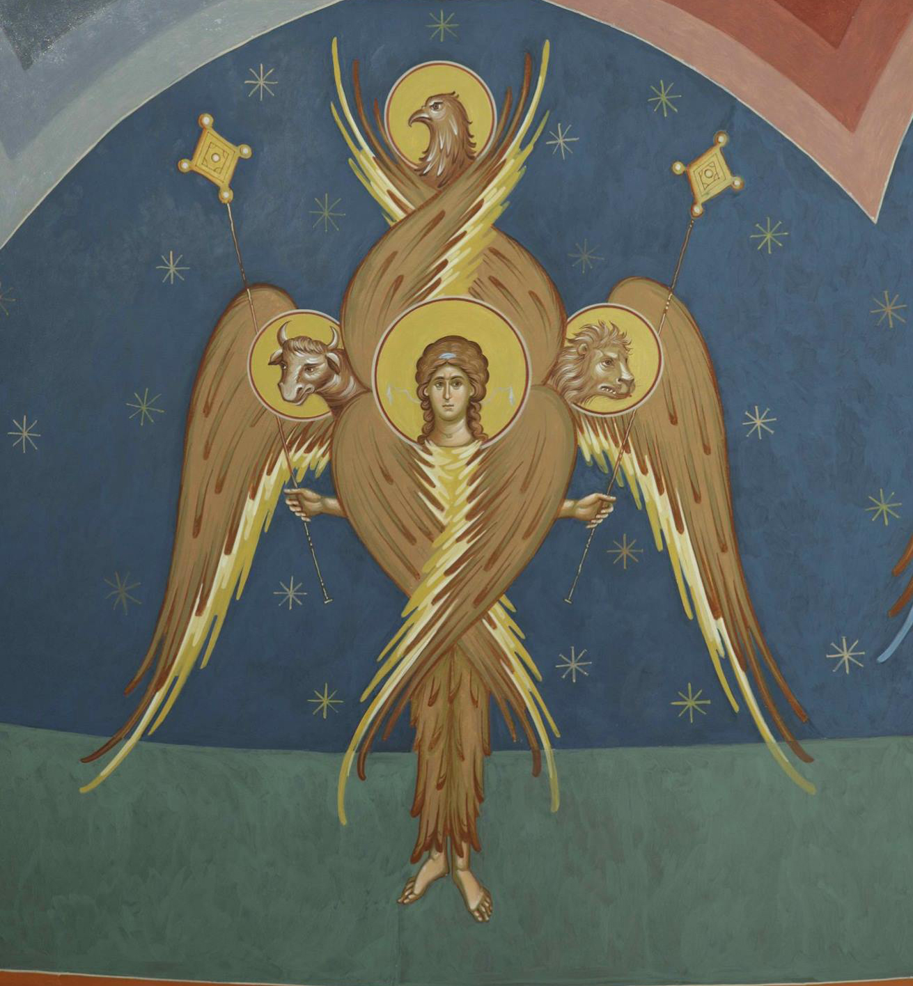 Cherubim And Seraphim Icon