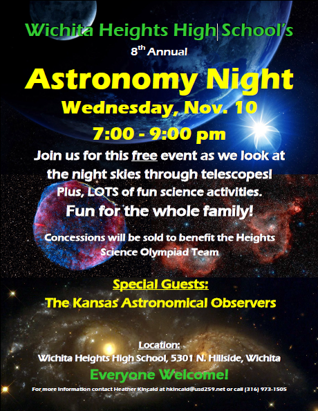 Astronomy Night Flyers