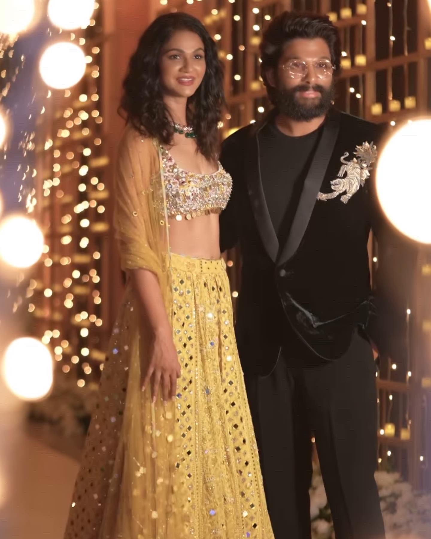 Allu Arjun With His Wife Photoshoot