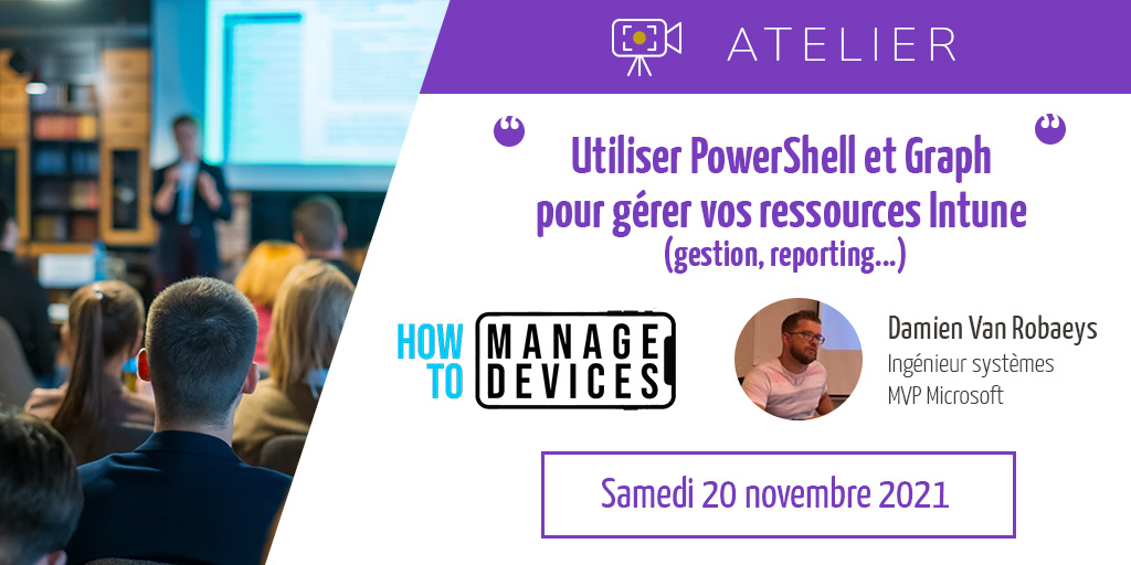 Metsys on Twitter: "Damien Van Robaeys, Ingénieur Systèmes chez Metsys et MVP #Microsoft ...