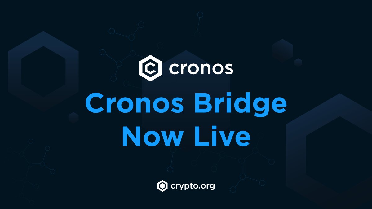 Cronos on Twitter: "Cronos Bridge is now LIVE ! https://t.co/55eDKA7K8B! You can bridge CRO from ...