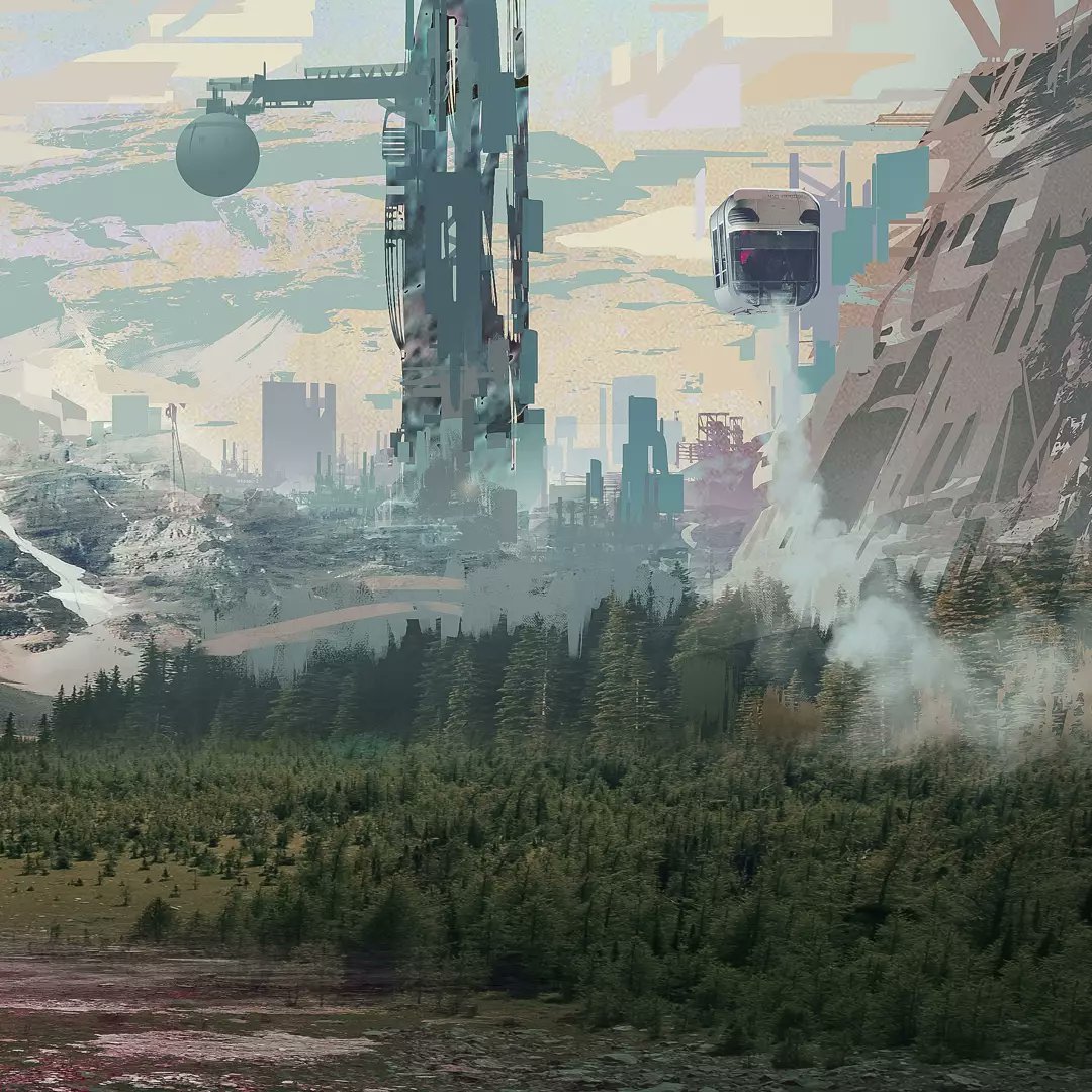 Sci Fi Concept Art Jungle