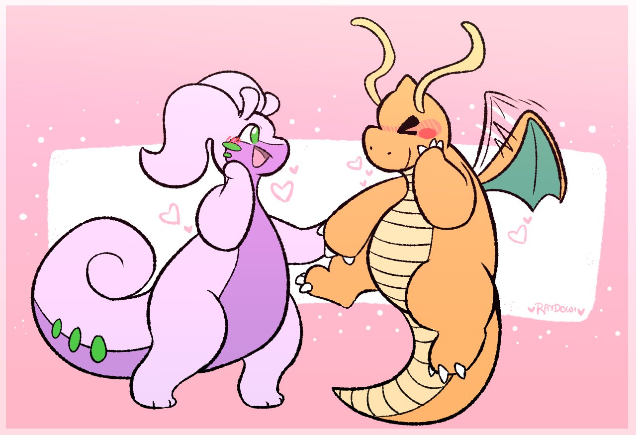 Goodra And Dragonite