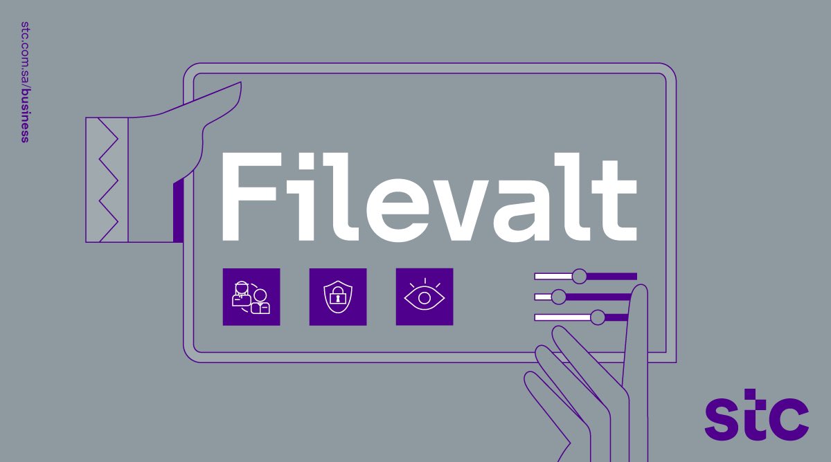 stc business on Twitter: "Filevalt: هي مشاركة ملفات الأعمال من خلال stc كلاود حيث توفر تحكم كامل ...