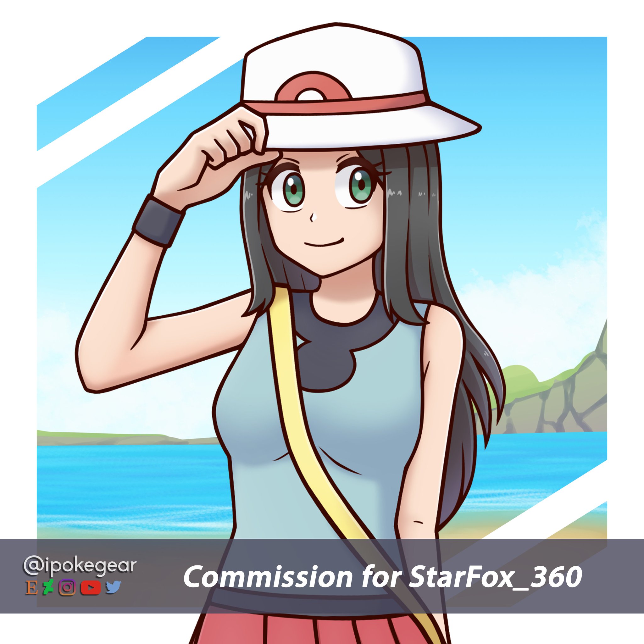 ipokegear ★ on Twitter: "Commission for @StarFox_360 Here's Arya(OC) in FRLG Leaf outfit! 🎉 fyi ...