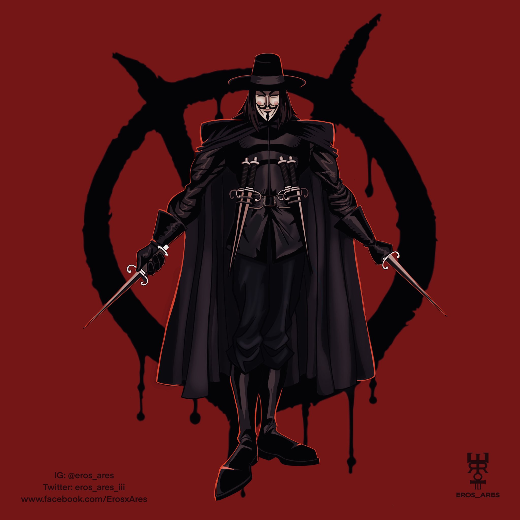 V Pour Vendetta, Fan Art Fan Art V For Vendetta