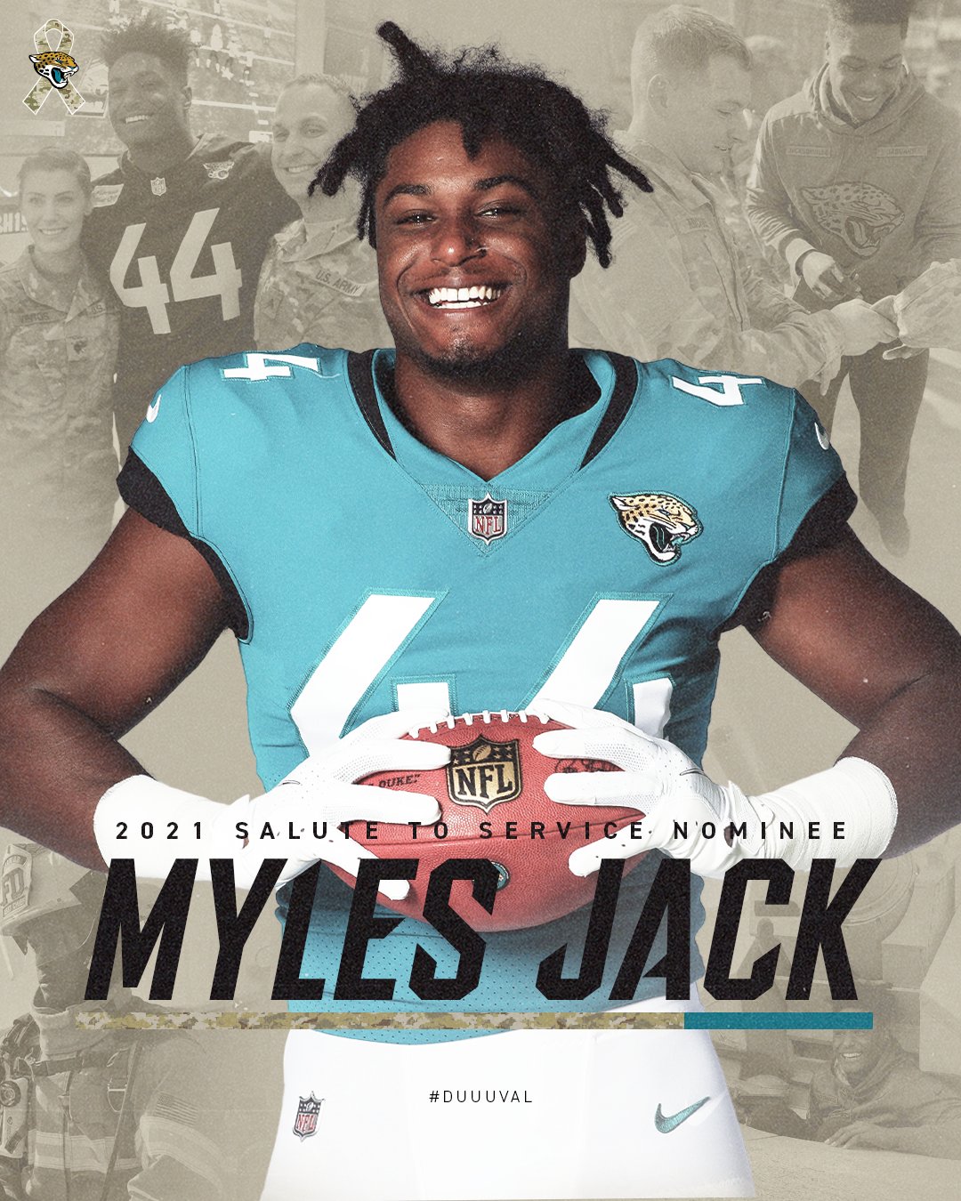 Myles Jack Wallpaper Jacksonville Jaguars 2020 Season Lockscreen