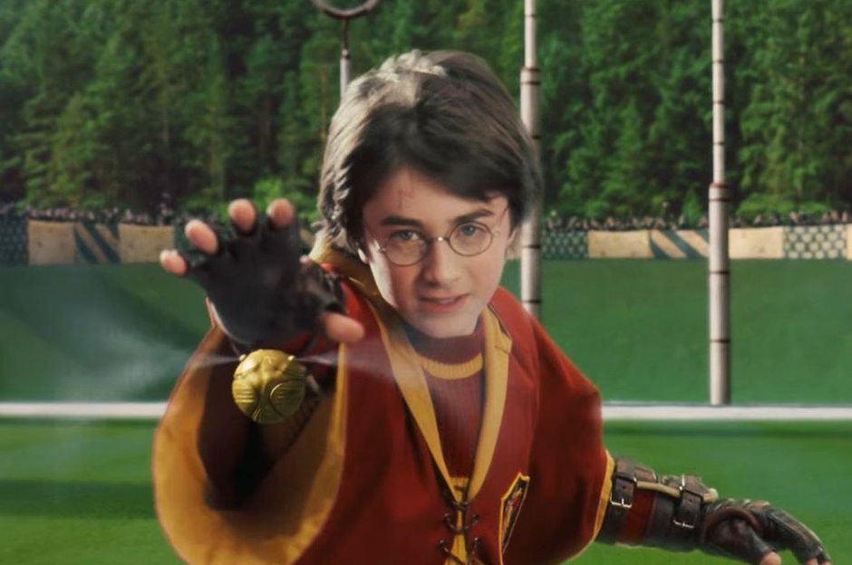 Harry Potter Catching Golden Snitch
