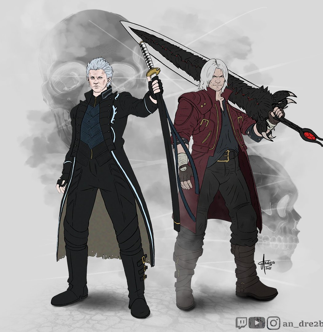 Vergil Devil May Cry Drawing