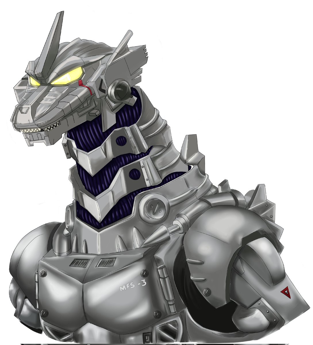 Mechagodzilla 3 Drawing