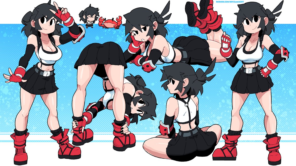「lucia's tifa cosplay 」|Scott Malin ️のイラスト