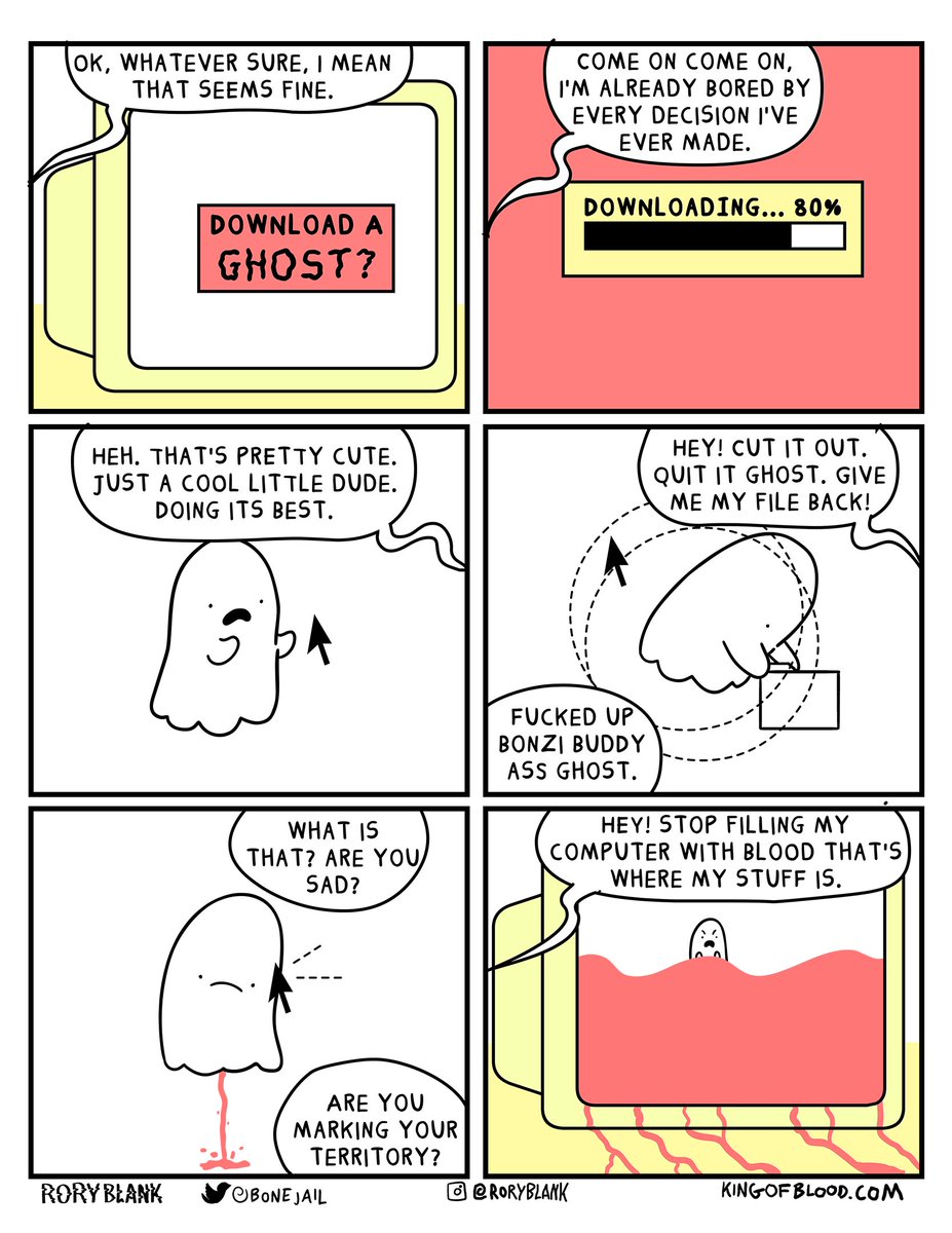 「download a ghost???? 」Rory Blank (on vacation)の漫画