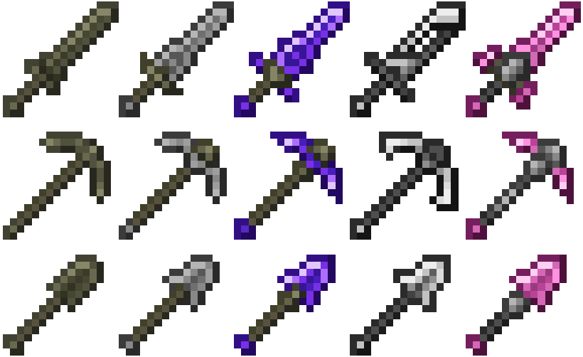 Minecraft Aether Swords