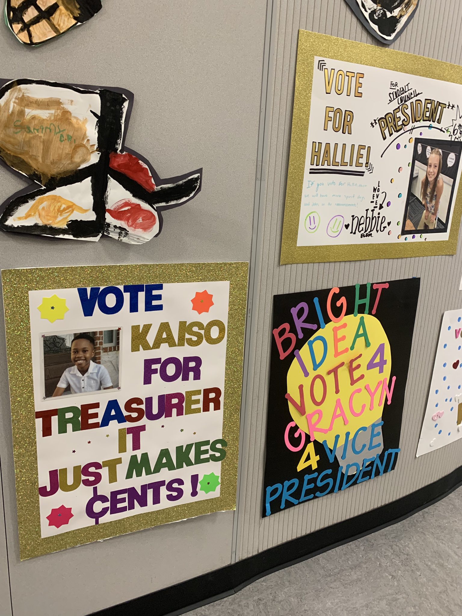 Elementary School Student Council Posters