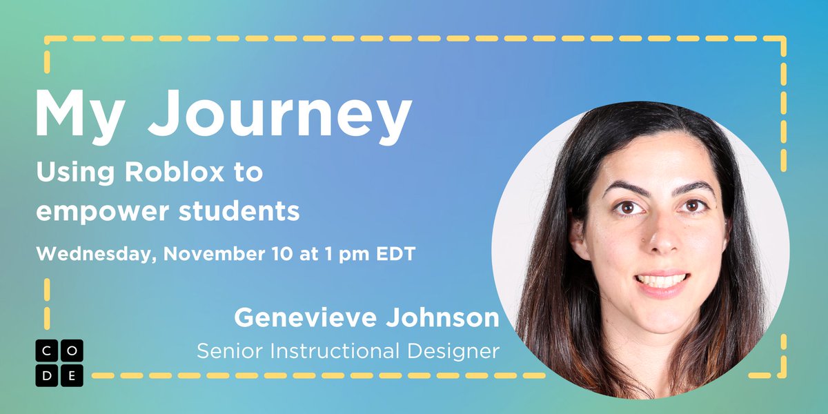 Join us TOMORROW and learn how one @Roblox designer uses the platform ...