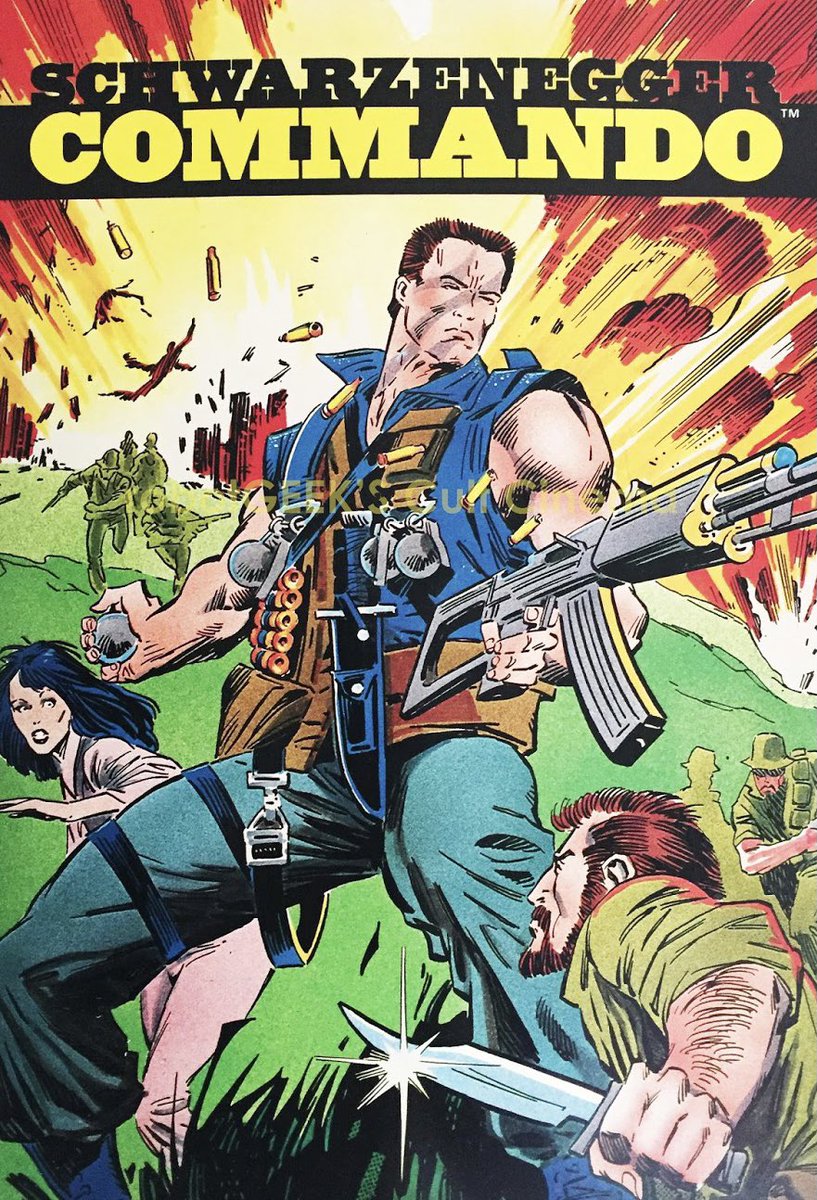 Cool Comic Art on Twitter: "RT @CoolComicArt: Commando (1985) mini-comic art by Marc Silvestri ...
