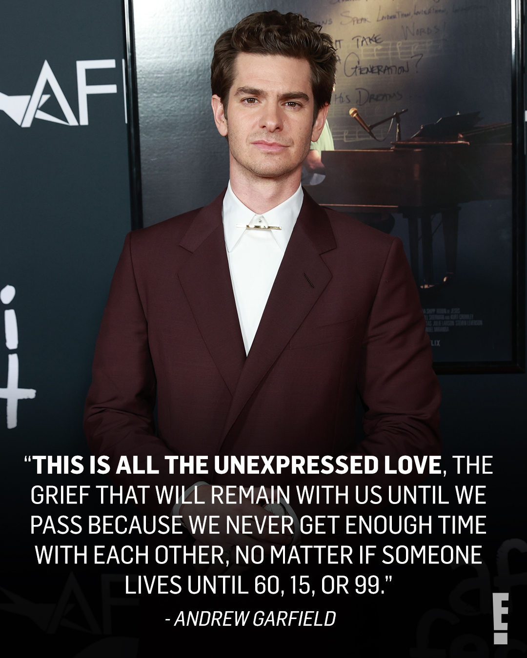 Andrew Garfield Quotes We Live In Time's' Andrew Garfield: 'I Don't