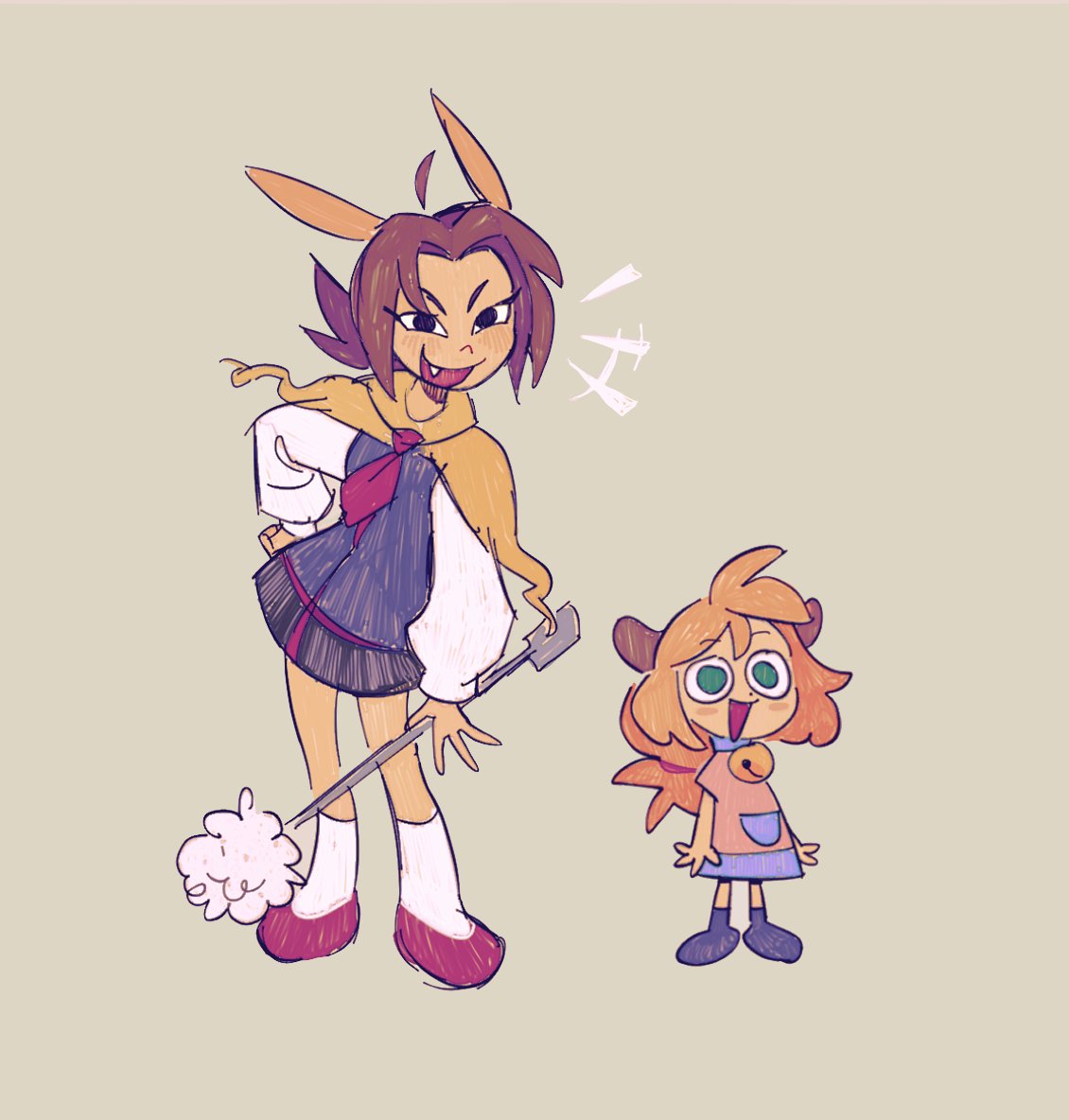 「tomomo & poppo #100oj 」|Sanのイラスト