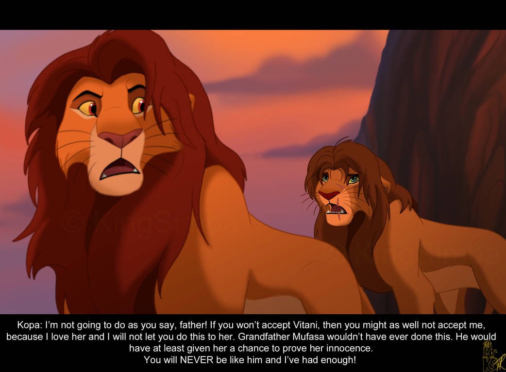 Lion King Kopa And Simba