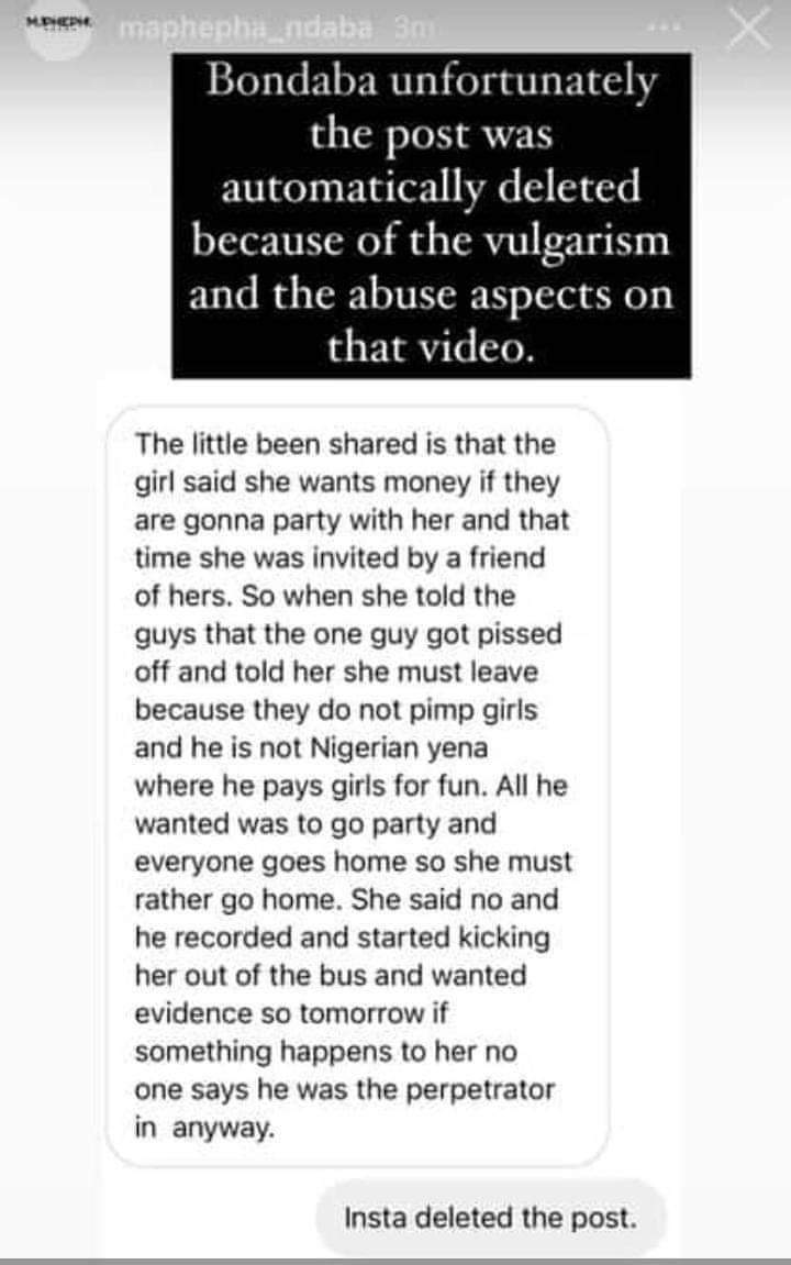 Sbuda on Twitter: "Apparently, The first screenshort explains why the guy was telling the "Miss ...