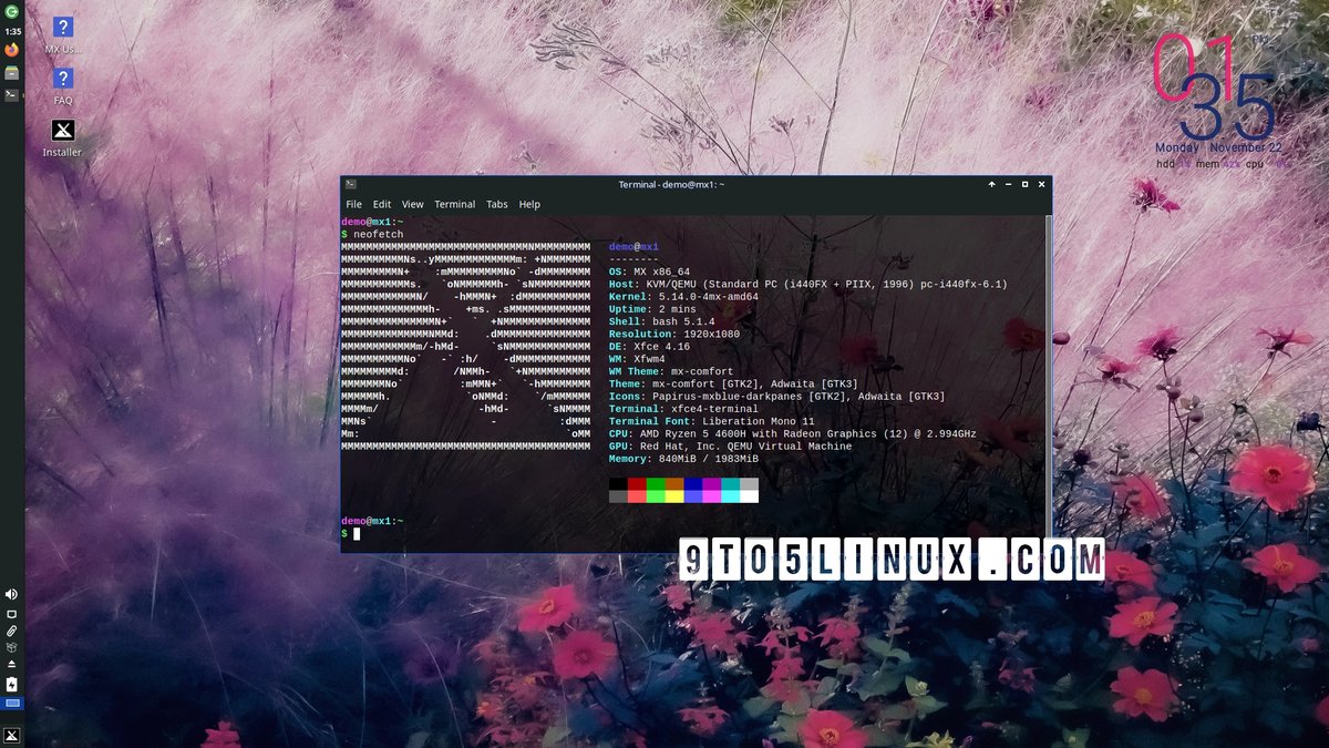 MX Linux 21 AHS Edition Is Out Now with #Linux Kernel 5.14 and Newer ...