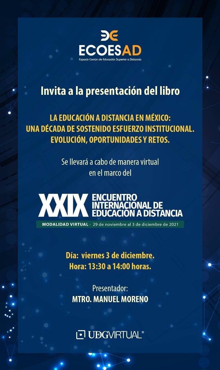 Espacio Común de Educación Superior a Distancia on Twitter: "#ECOESAD invita a la presentación ...