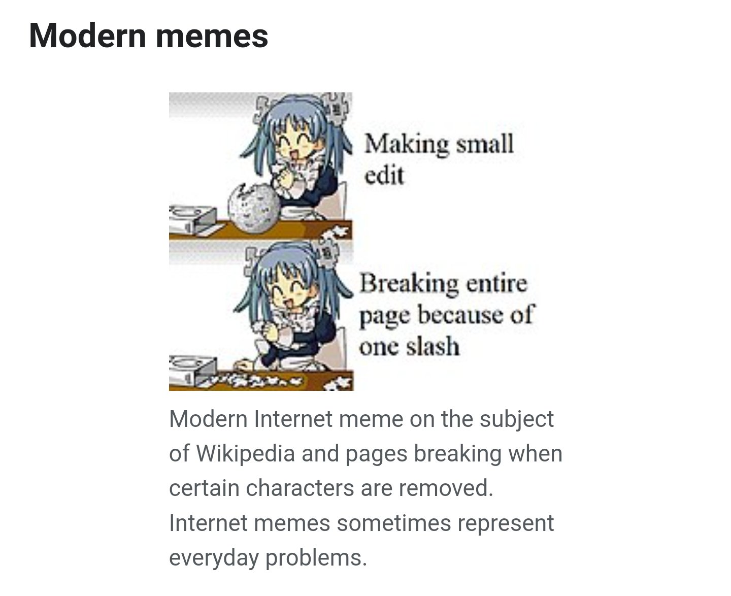 Recent Internet Memes Ash On X: "looking At The Wikipedia Page For