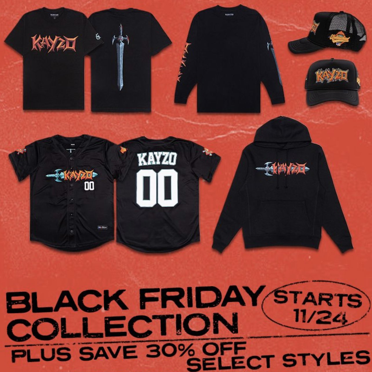 KAYZO ロング TシャツWELCOME - トップス