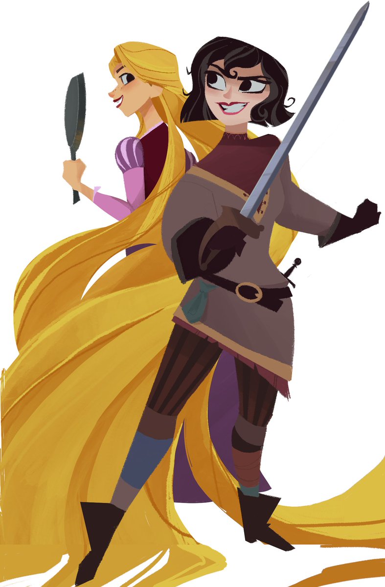 「A frame from the first tangled comic I d」|Amelia hのイラスト