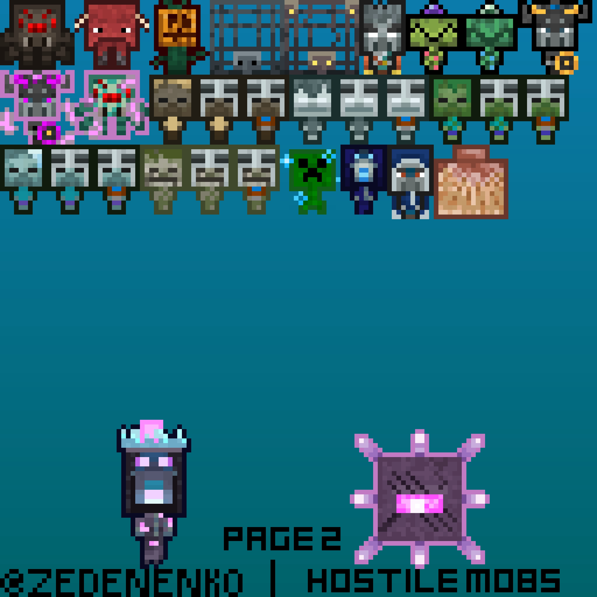 Minecraft Chibi Pixel Art